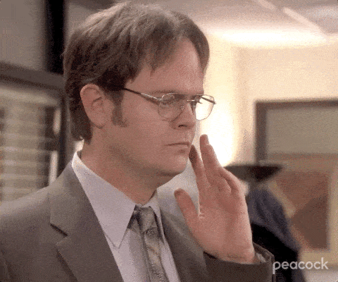 Question Dwight Gif