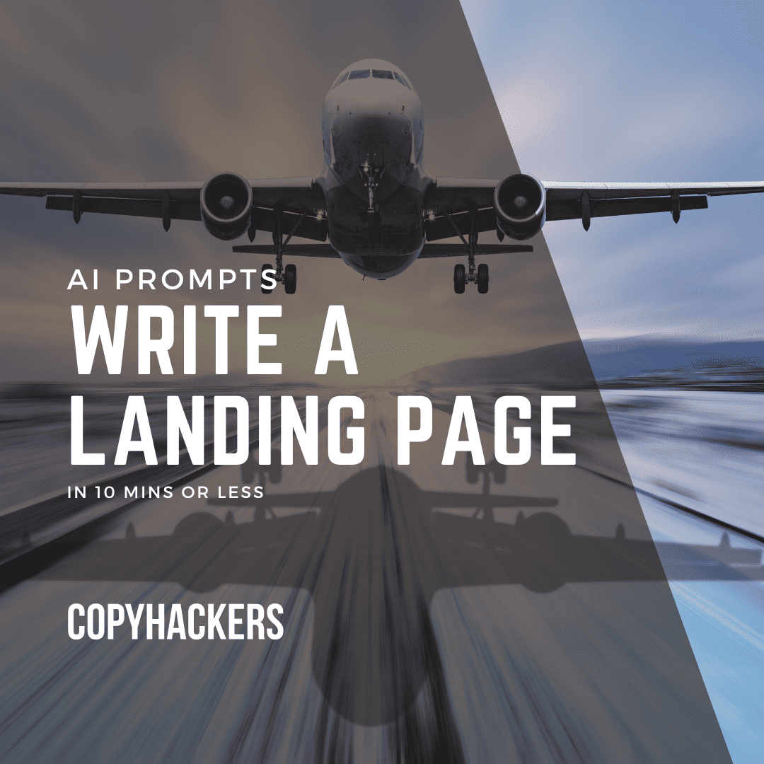 Copy-paste AI prompts to write a landing page | Copyhackers AI